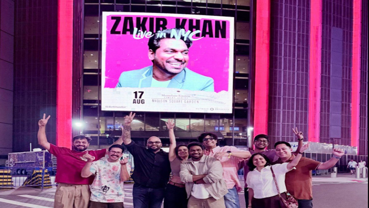Zakir Khan Creates History with Hindi Comedy Show at Madison Square Garden