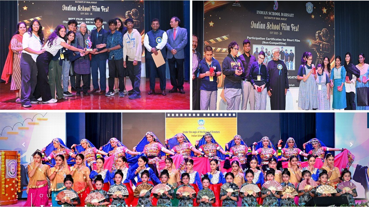 Young Filmmakers Shine at Indian School Film Festival 2025 in Muscat